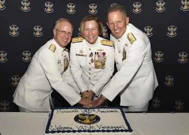 Vernazza becomes NAVIFOR chief as Aeschbach retires